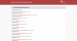 Production Server 'da MethodNotAllowedHttpException | Baran.